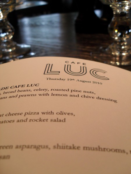 Cafe Luc, wine on tap - The Wine Sleuth